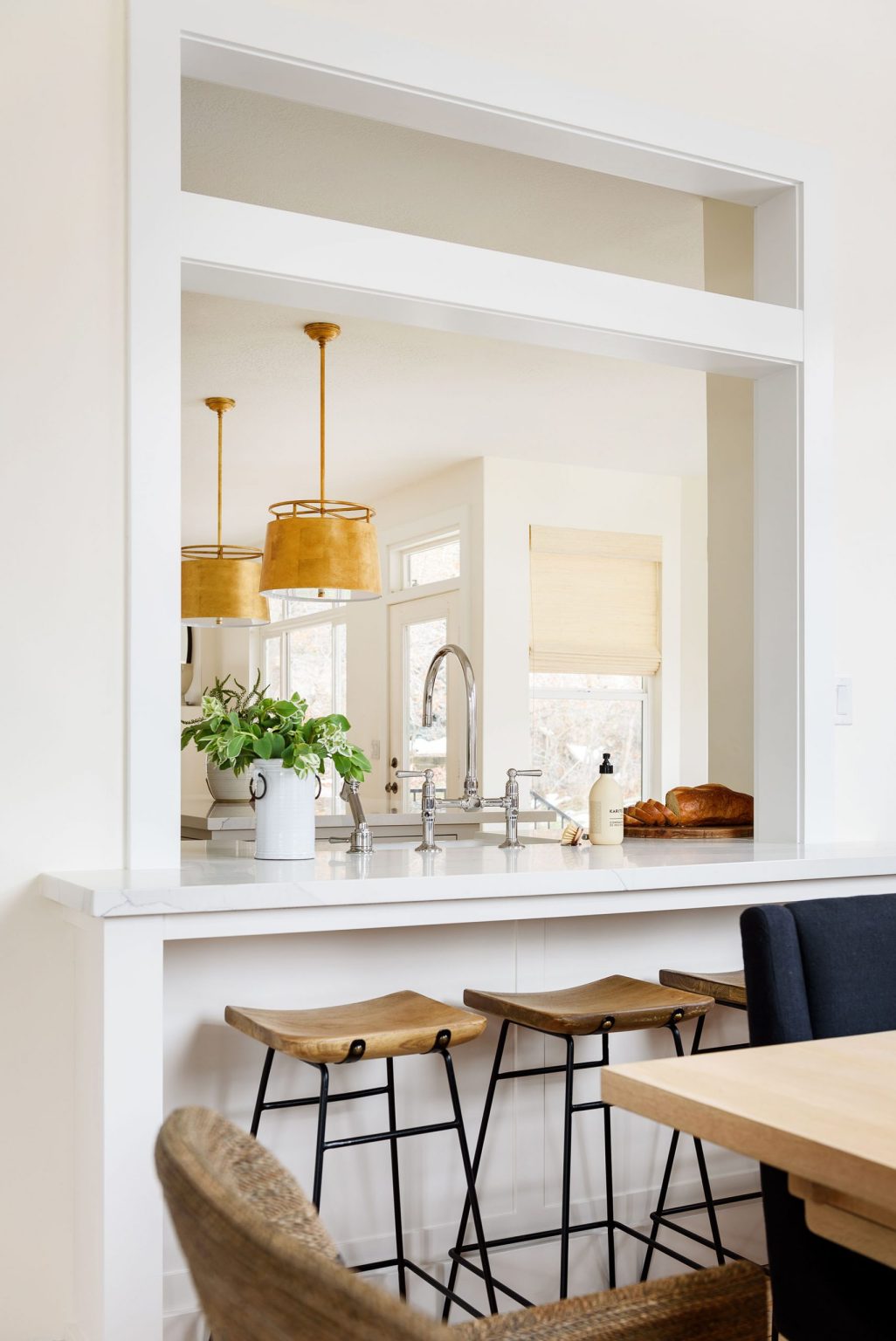 7 Simple Ways to Update a Kitchen Pass Through - HOUSE of GOSSAMER